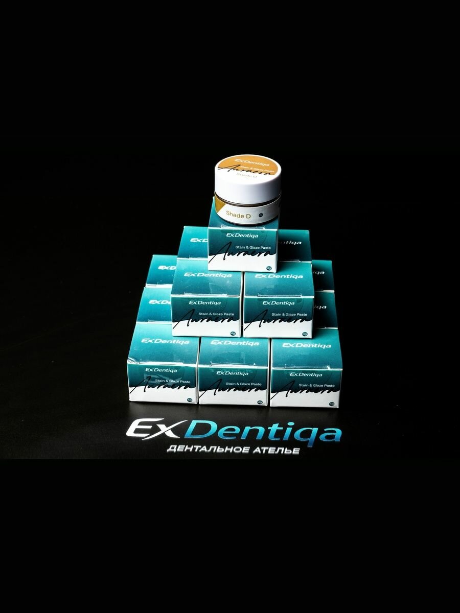 Краска для диоксида циркония ExDentiqa Shade D