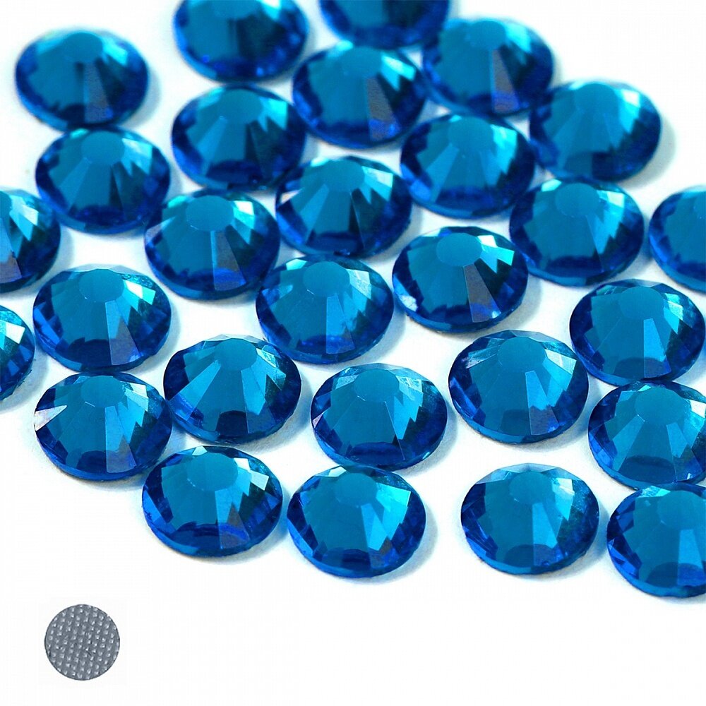Стразы термоклеевые Magic 4 Hobby SS10, 2,7-2,9 мм, цвет Blue zircon, 288 шт (MXS10.109)
