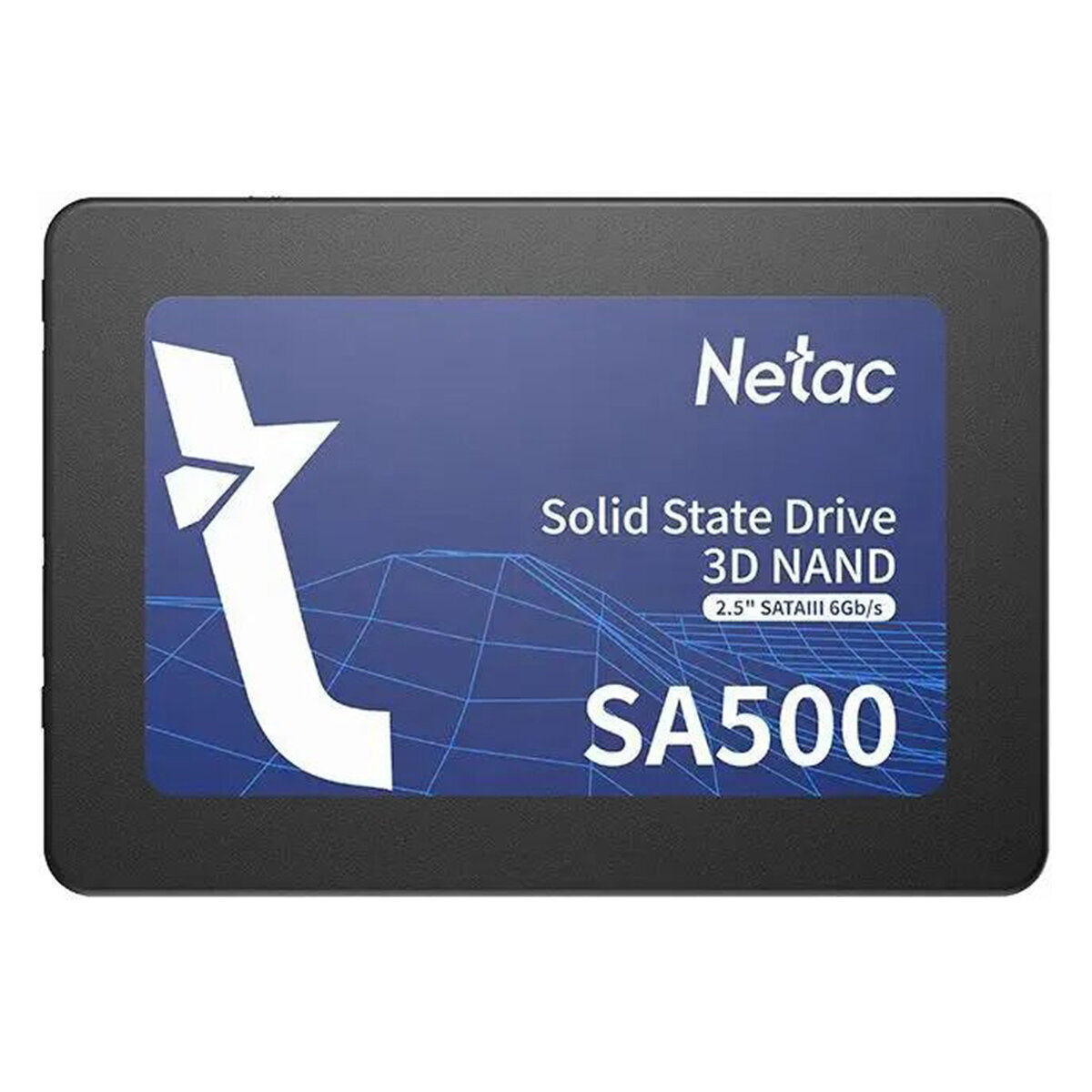 Внутренний накопитель SSD Netac SA500 (NT01SA500-960-S3X) черный, 960GB, 2.5", SATA III, TLC 3D NAND