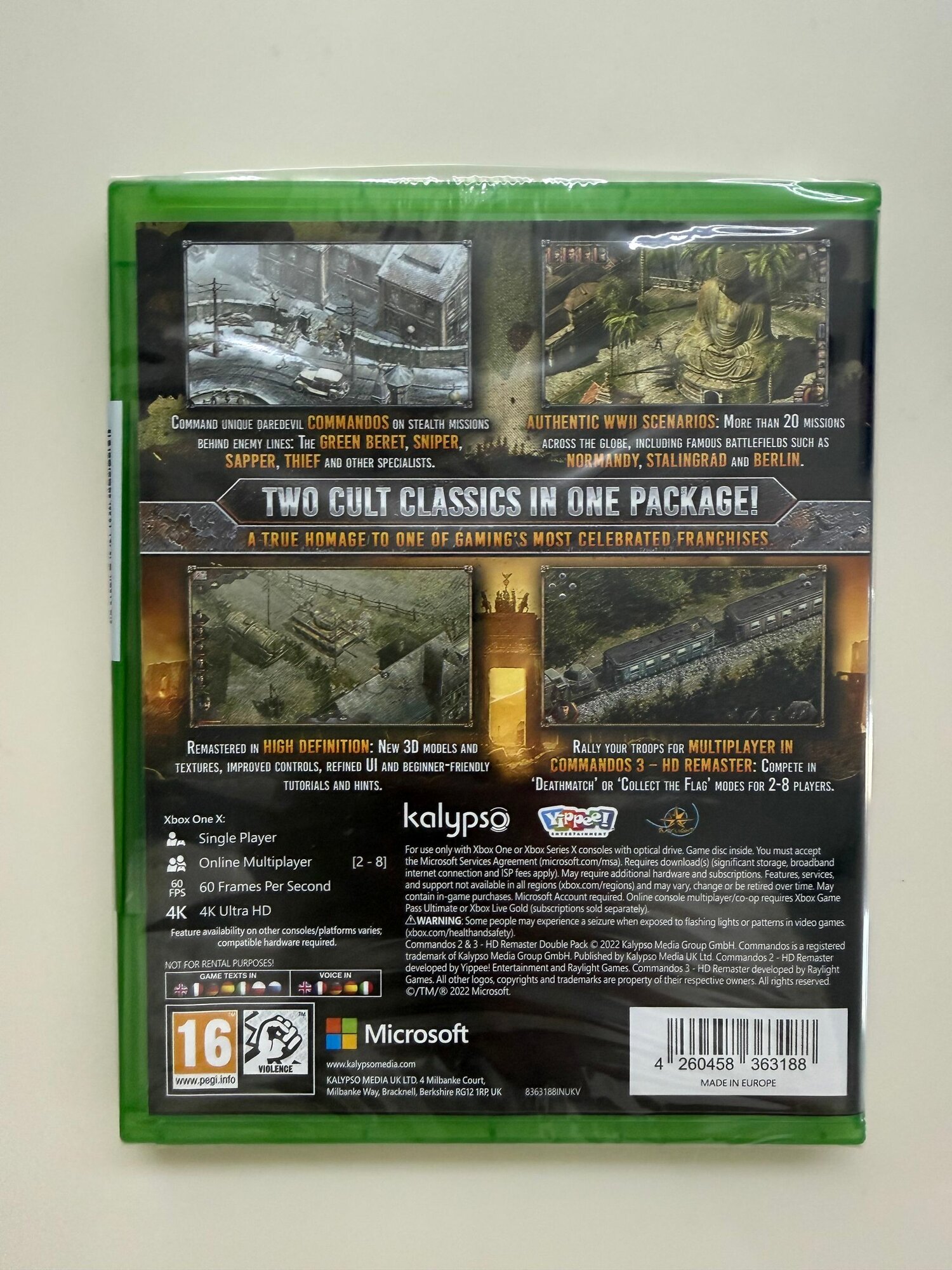Игра Commandos 2 + Commandos 3 HD Remaster Double Pack для Xbox One, русские субтитры — фото 1