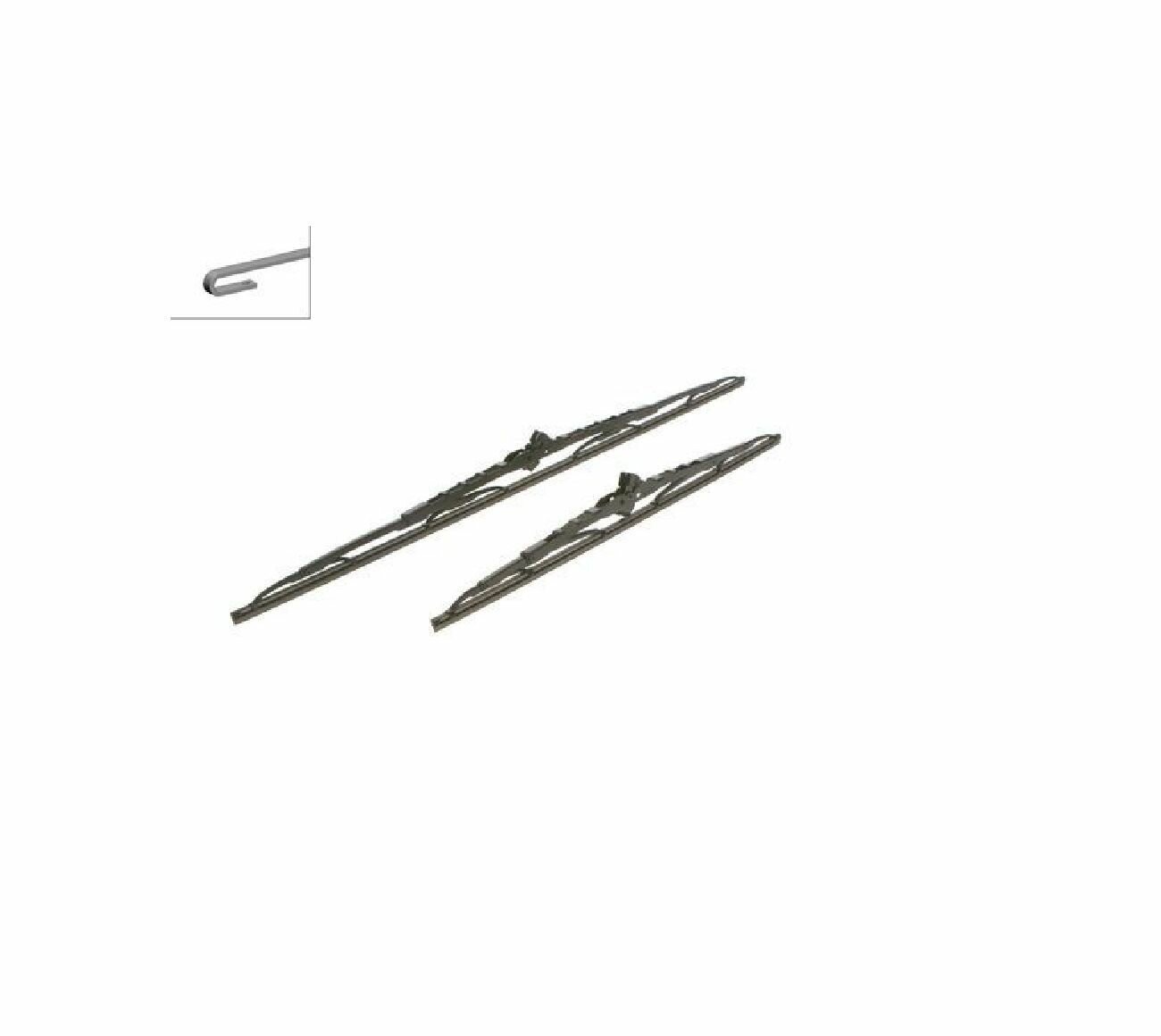 Щетки стеклоочистителя каркасные Twin 650/450мм крепление Hook, BOSCH 3397001803