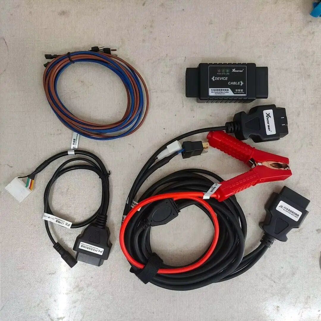 Адаптер Xhorse VVDI All Keys Lost для Toyota 8A, кабель для блока управления, подходит для несмарт-ключей, совместим с VVDI2, VVDI KEY Tool Max, MINI OBD Tool.