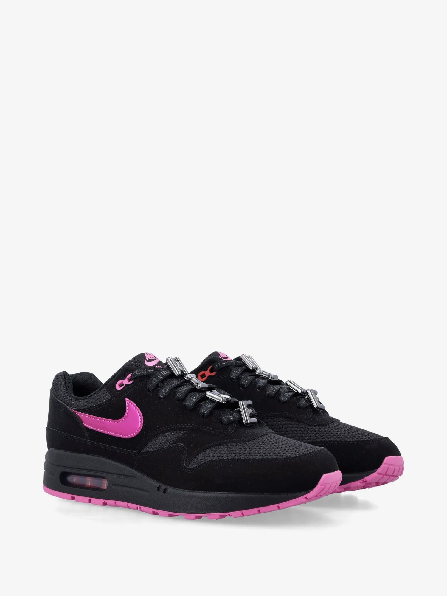 Кроссовки NIKE Air Max 1 PRM, размер 12.5 US, черный — фото 1