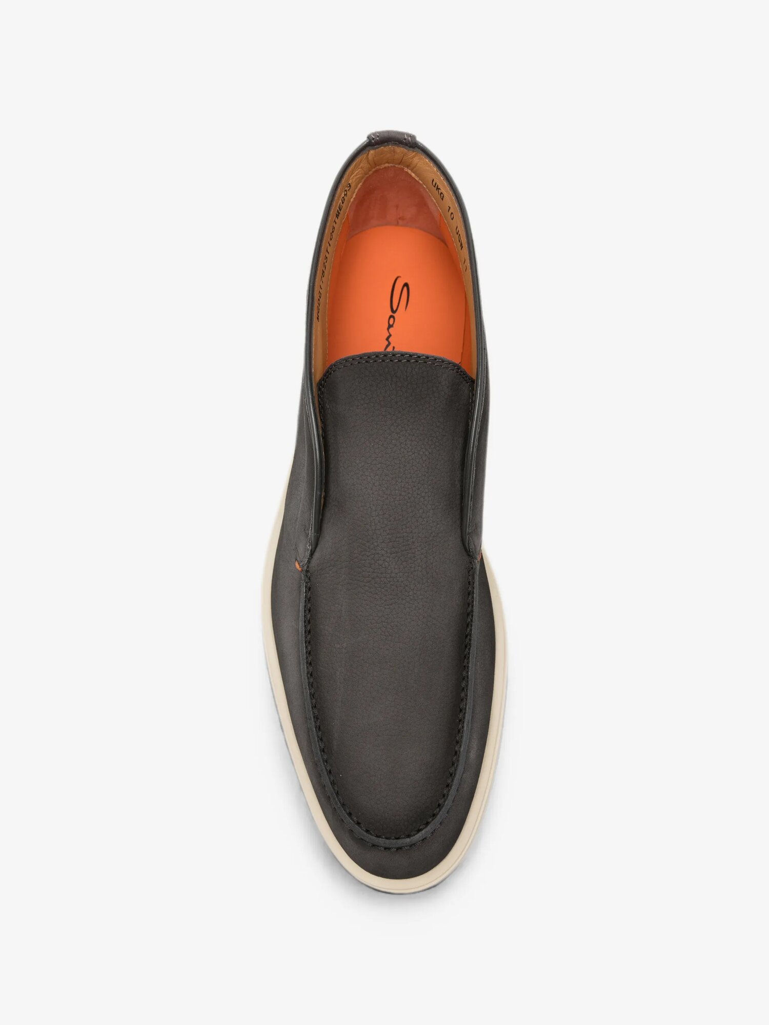 Ботинки Santoni Slip-on suede boots, размер 10, серый — фото 1