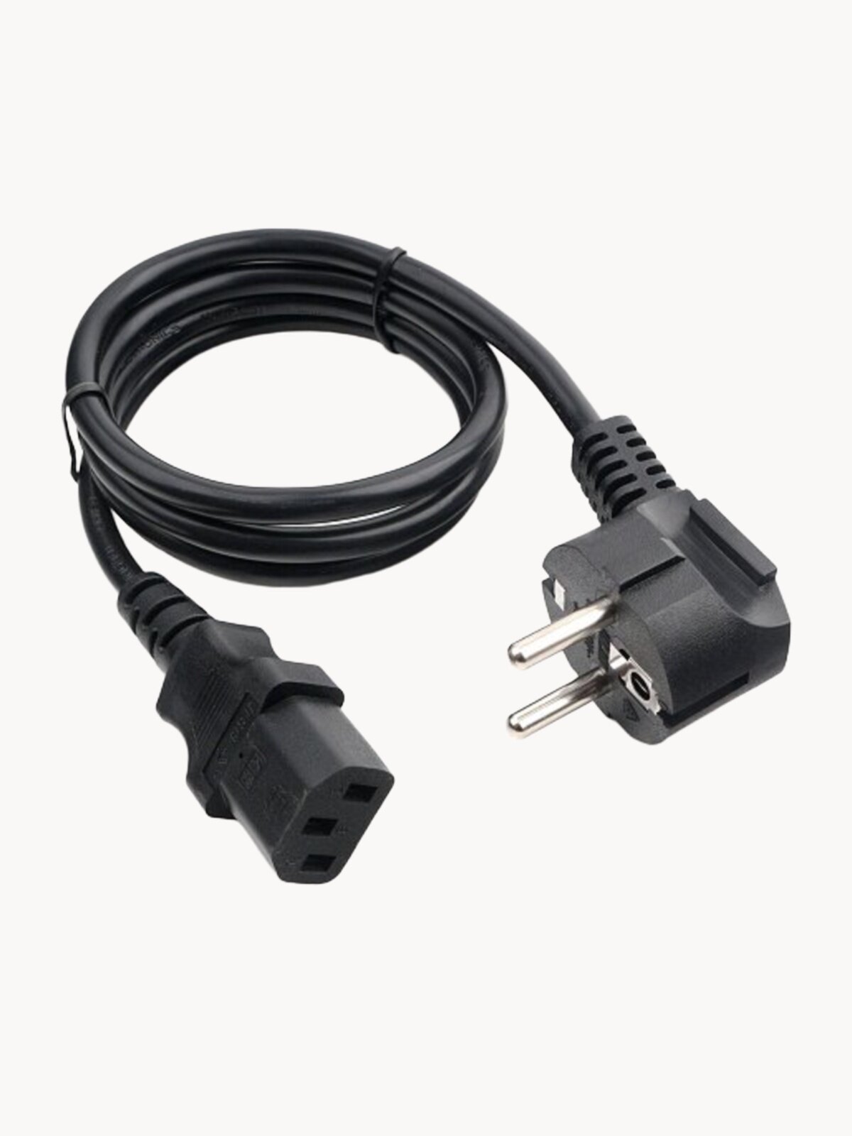 Кабель питания Cablexpert черный Schuko-C13 10A VDE с заземлением длина 1м PC-186-VDE-1M