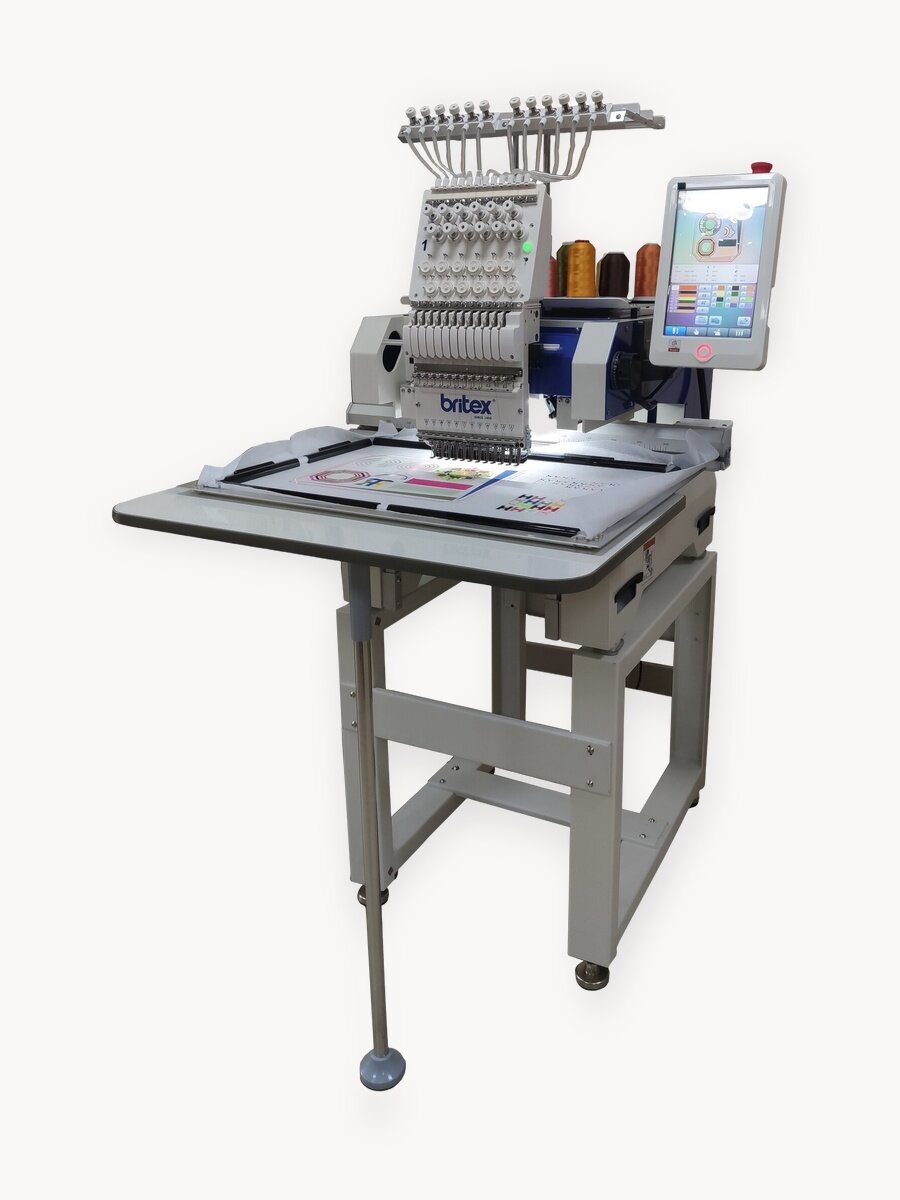 Профессиональная автоматическая вышивальная машина Britex BR-1501F