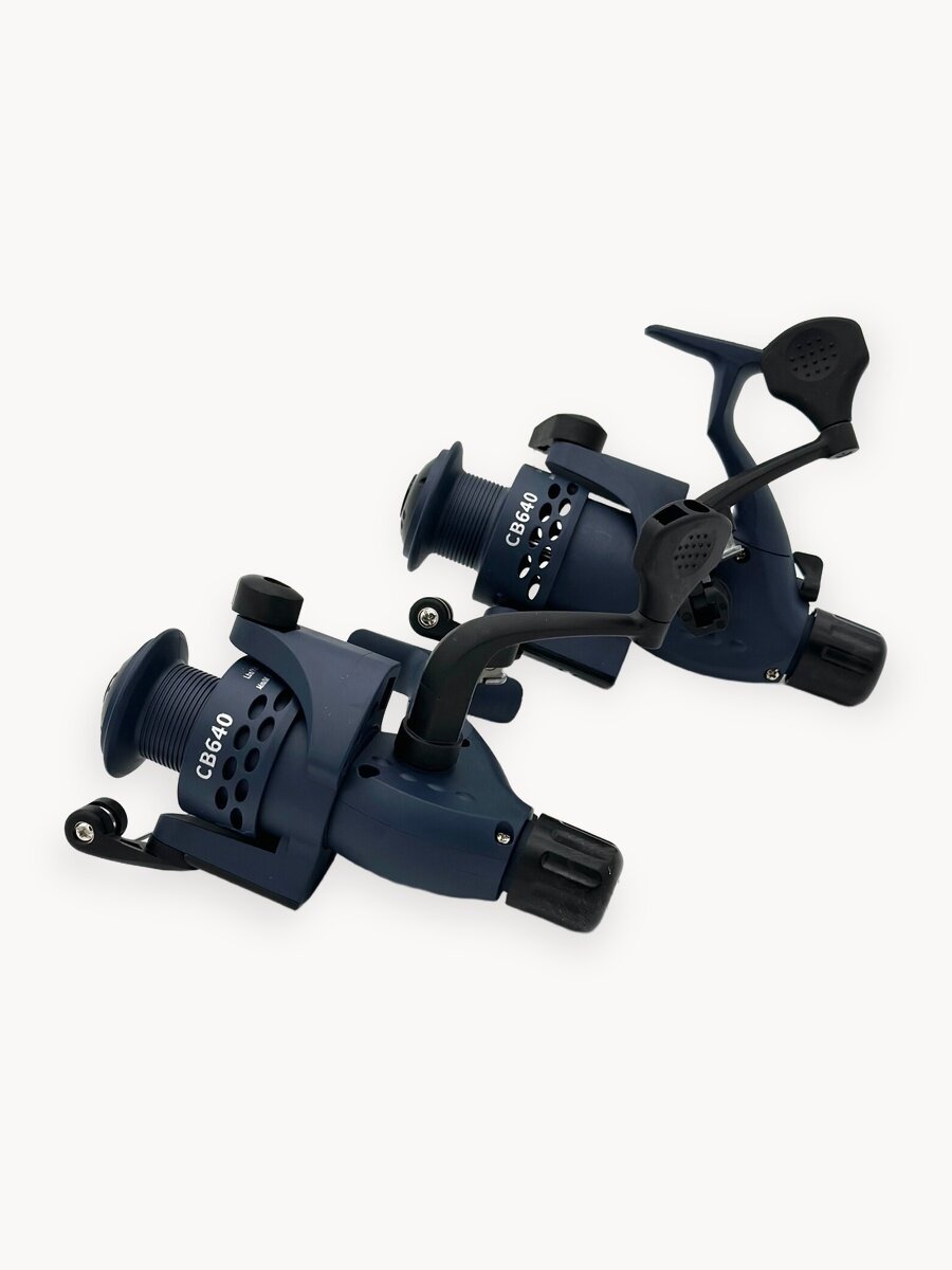 Катушка для спиннинга безынерционная для рыбалки, 6 подшипников, 2 ручки дополнительно, 260 гр, 2шт