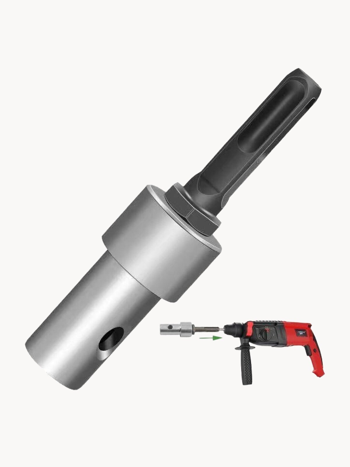 Универсальный переходник для перфоратора на земляной бур адаптер SDS для садового шнека быстрая смена насадок легкий стальной переходник для бурения почвы