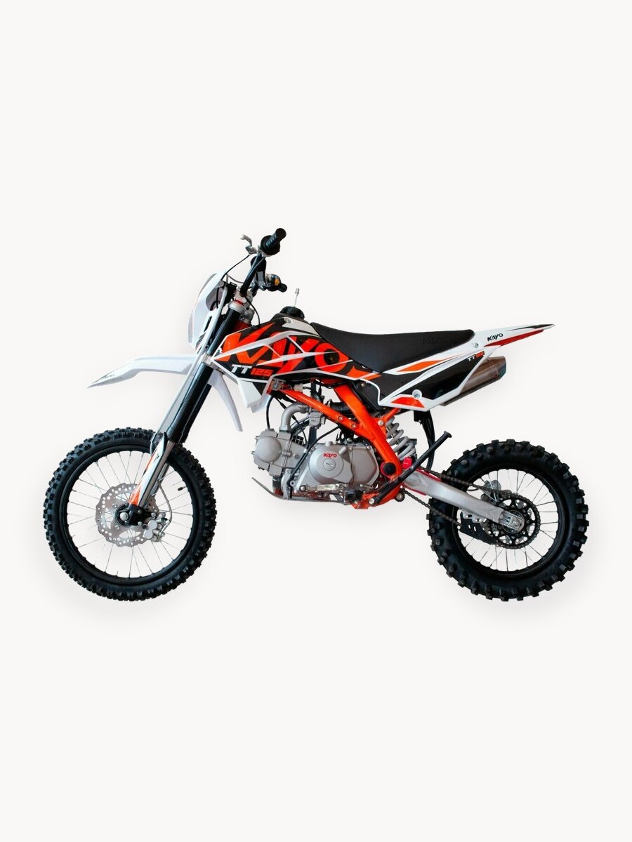 Питбайк KAYO BASIC K125EA 17/14 KRZ (п/автомат, эл. стартер 2024 г.)