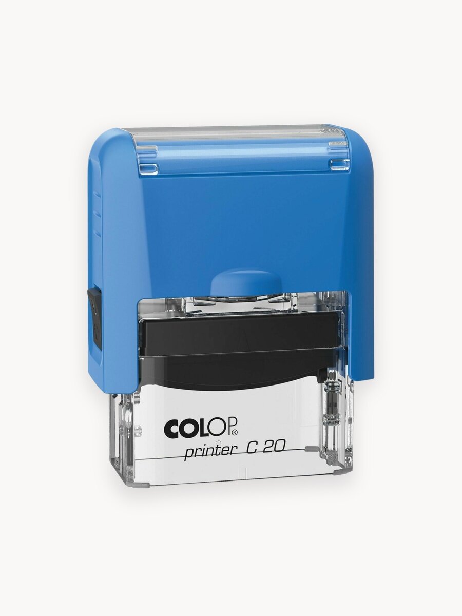 Стандартный штамп С20 синий "Копия верна подпись" 3.42