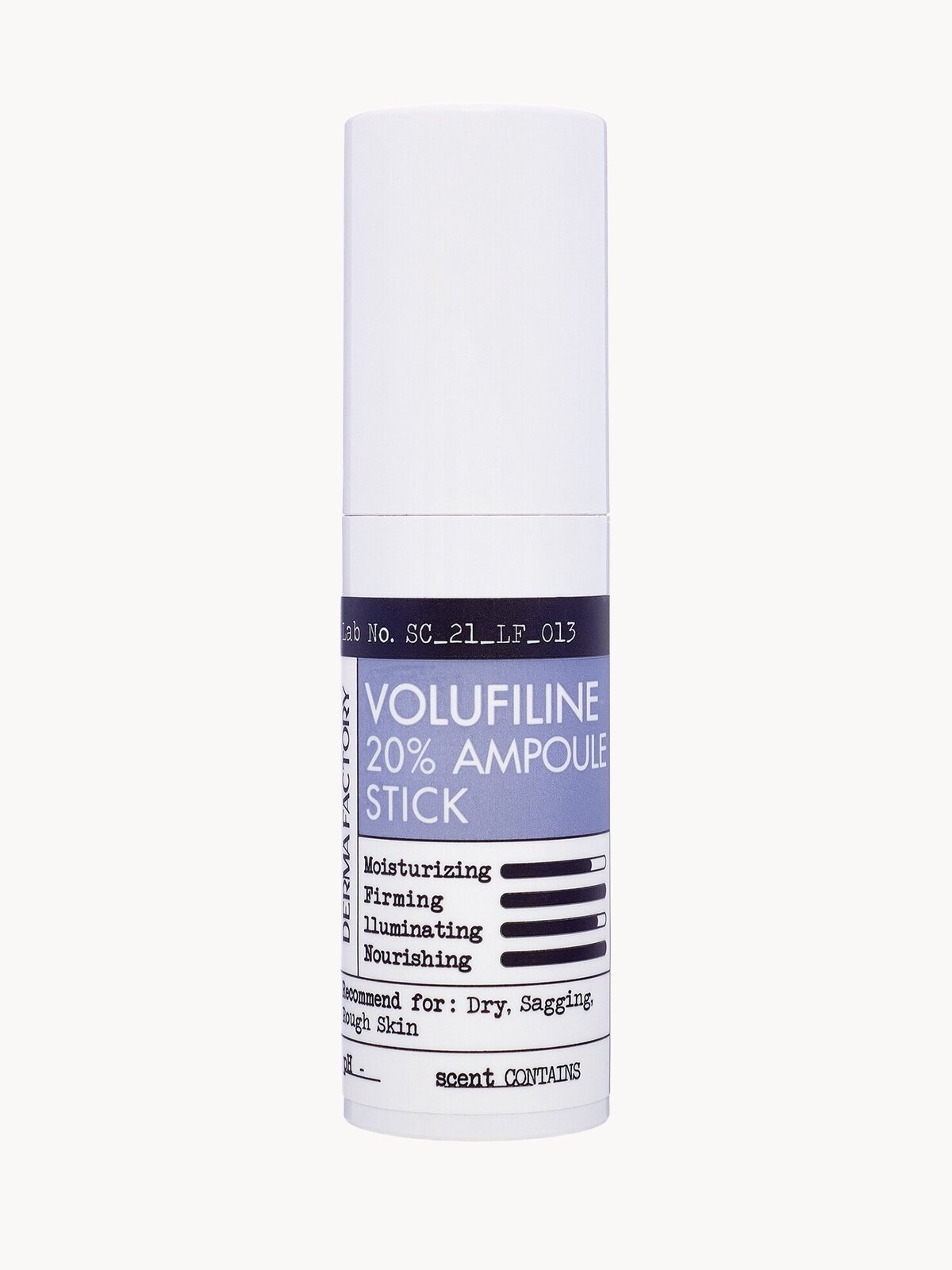 Derma Factory Стик-сыворотка для упругости кожи лица Volufiline 20% ampoule stick 10 г.