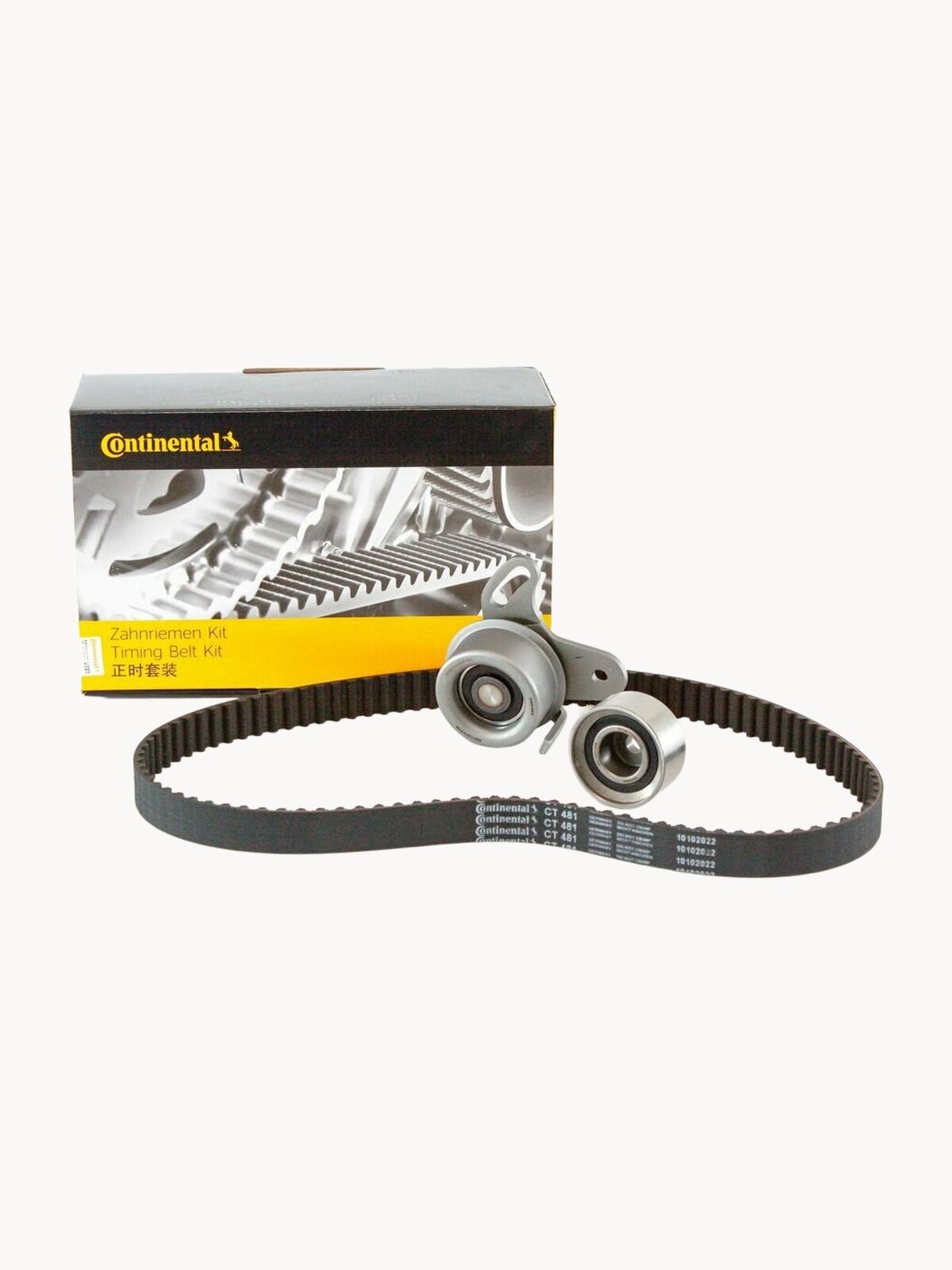 Комплект ГРМ CONTITECH 105 зубьев 22мм ширина G4ED G4ER G4FK Hyundai Kia Accent Rio Matrix Spectra, CT942K1 / 2431226000