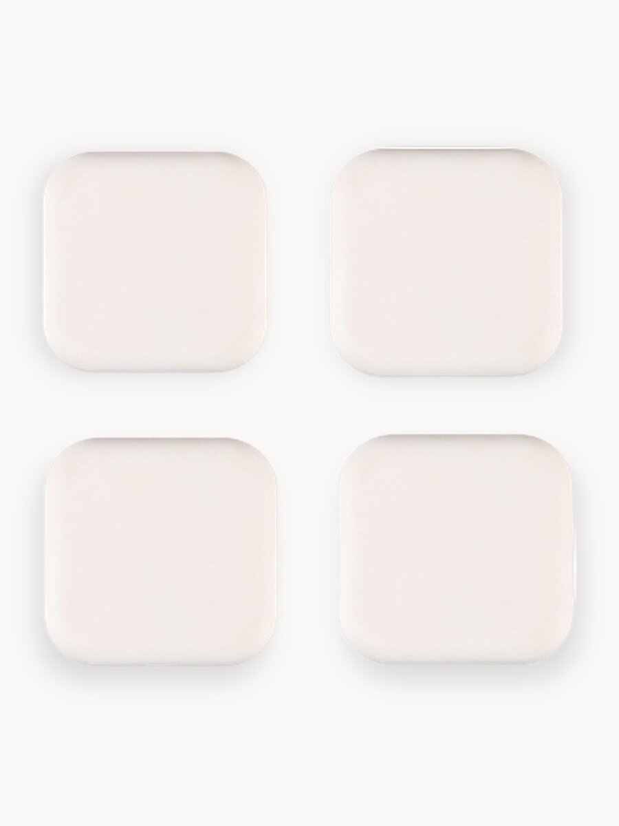 Ограничитель для двери Matoka , стоппер для двери 4 шт, белый