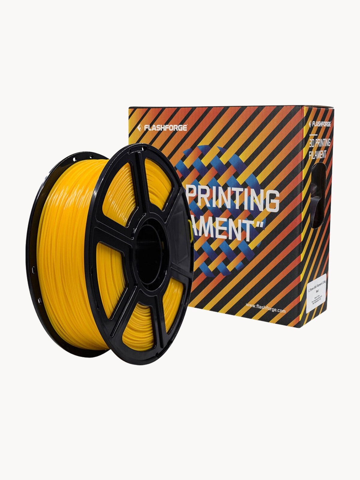 Филамент FLASHFORGE PLA Материалы расходные для 3D-принтера 1.75mm 1 кг Жёлтый Плавная печать сильная устойчивость