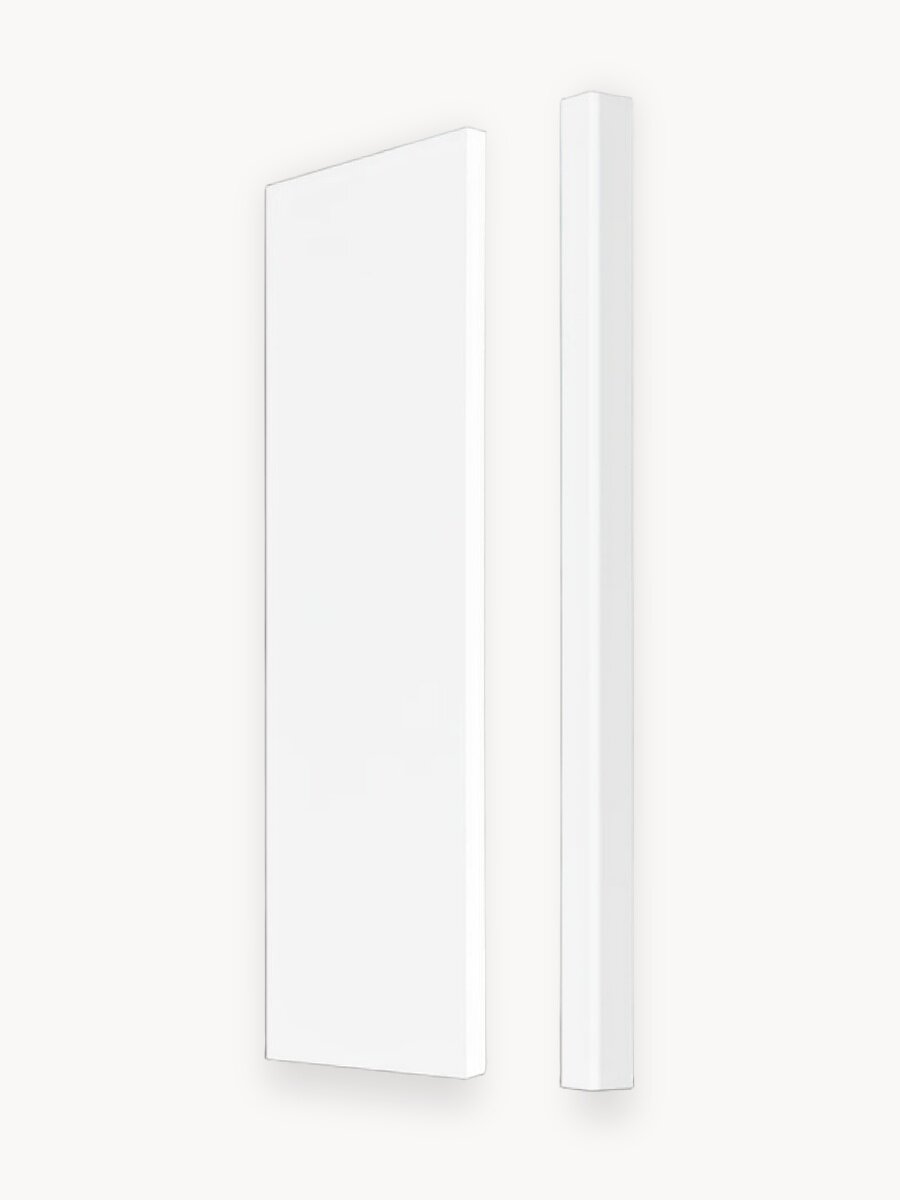 Откос утепленный Bauset RS, матовый, белый, сэндвич панель ПВХ, 25 x 200 см, с F-профилем