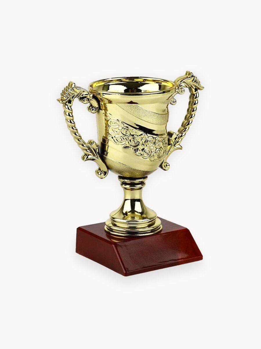 Кубок спортивный 105 Сима-ленд цвет зол, 12.5 х 10,6 х 6,5 см