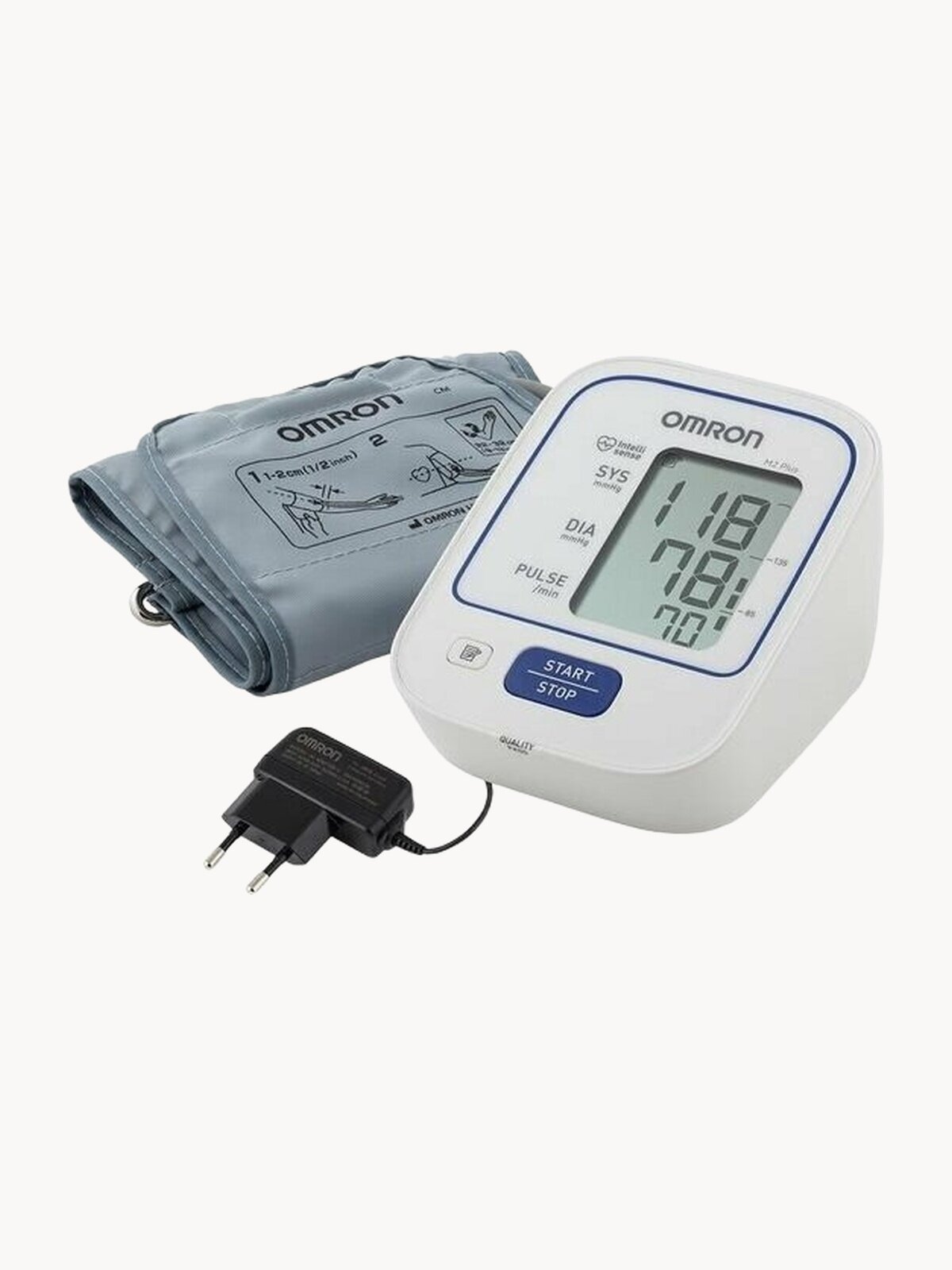 Тонометр автоматический с адаптером M2 Plus Omron/Омрон (HEM-7127-ARU)