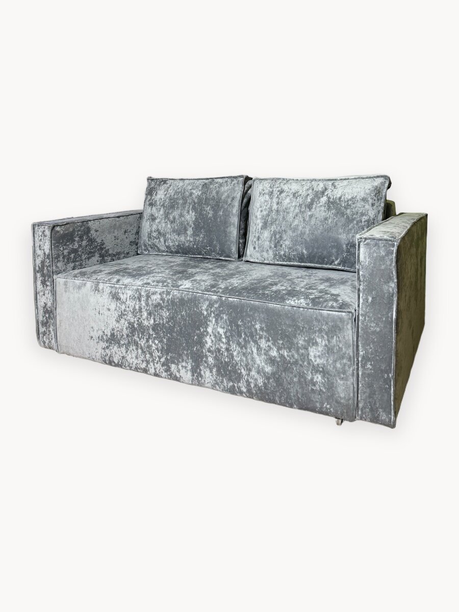 Диван раскладной Gentle, прямой диван, темно-серый диван, габариты 170х75х104см