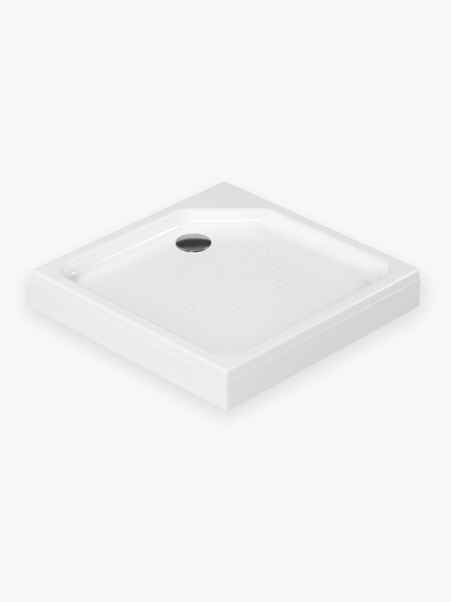 Душевой поддон Homsly, акрил, квадратный 100*100 см, коллекция Basic, 4H-004-WS10-BSC