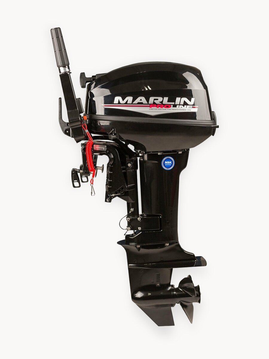 Лодочный мотор Marlin MP 9.9 (15) AMHS PROLINE, бензиновый, двухтактный, румпель