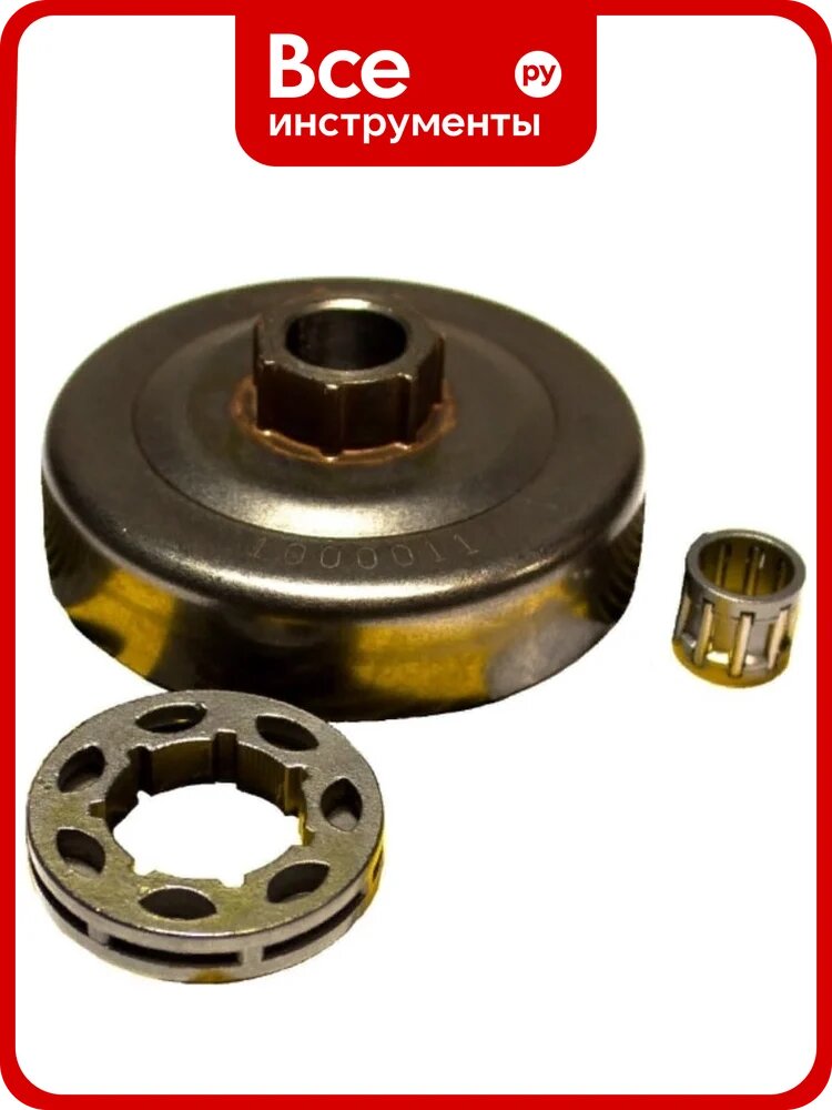 Ведущая звёздочка Champion-Сервис 3/8"-7sm (P350,351, H36,41,235,236,240, J2040, P365,405) съемный венец + подшипник 1000011
