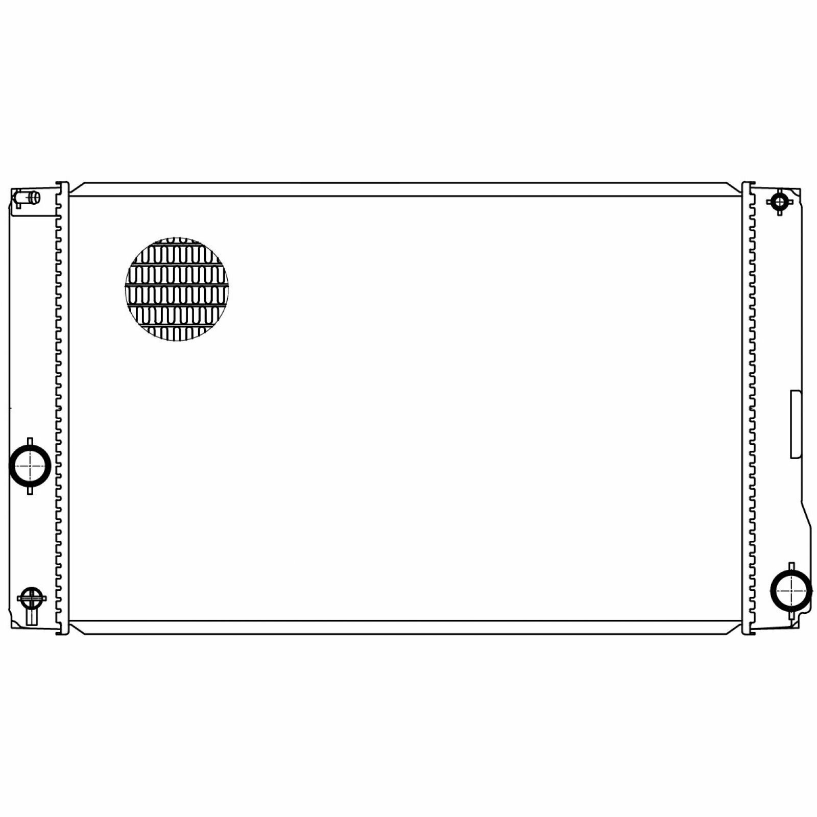 Радиатор охлаждения, для Тойота Аурис oem 164000T240, 1640037230 арт LRC1979