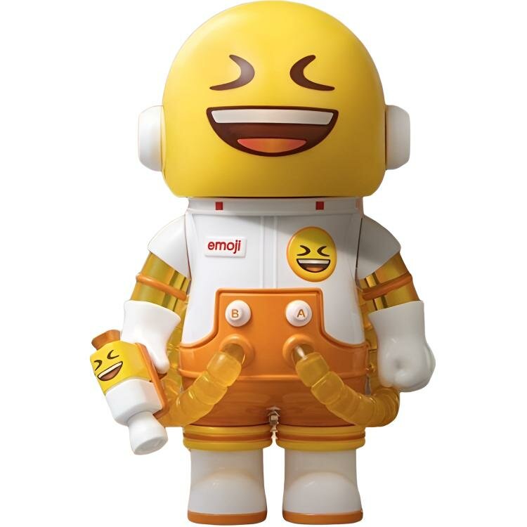 Фигурка унисекс POP MART Mega Space Molly X Emoji Series, Confirmed-Smile LAMO (Open)