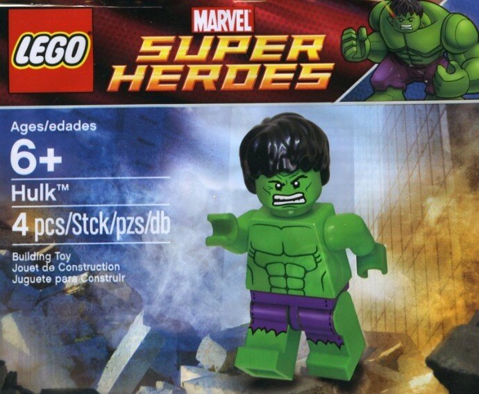 Конструктор LEGO Polybag Marvel 5000022 Халк, 4 детали, 6+ лет