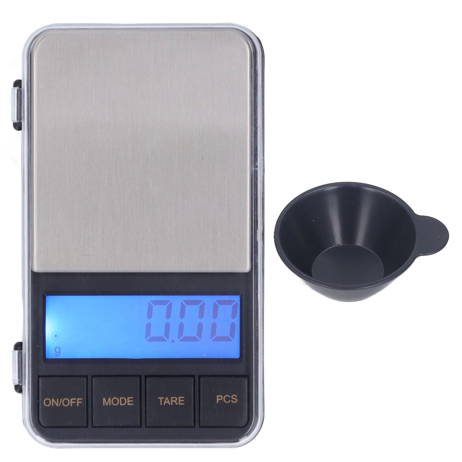 Цифровая карманная шкала 500G на 0,01 г ЖК -синий экран.