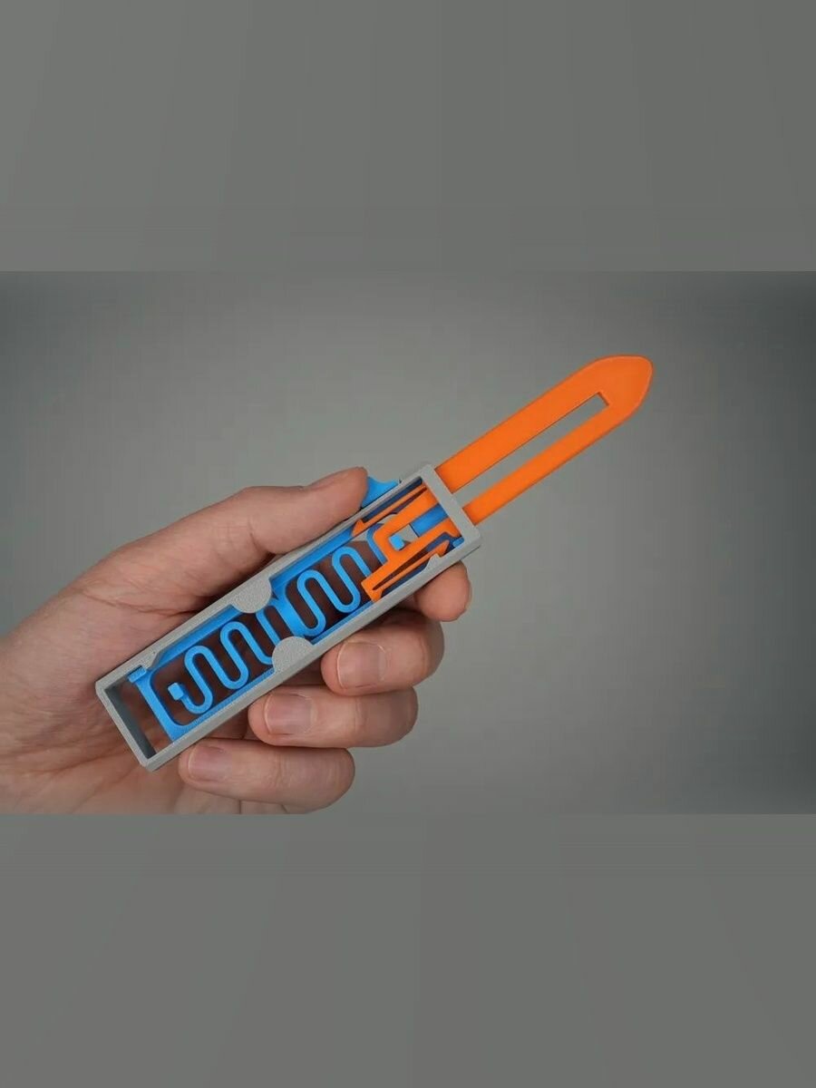 Игрушечный нож-трансформер для детей / Складной световой меч-нож ниндзя 3D-печатный безопасный