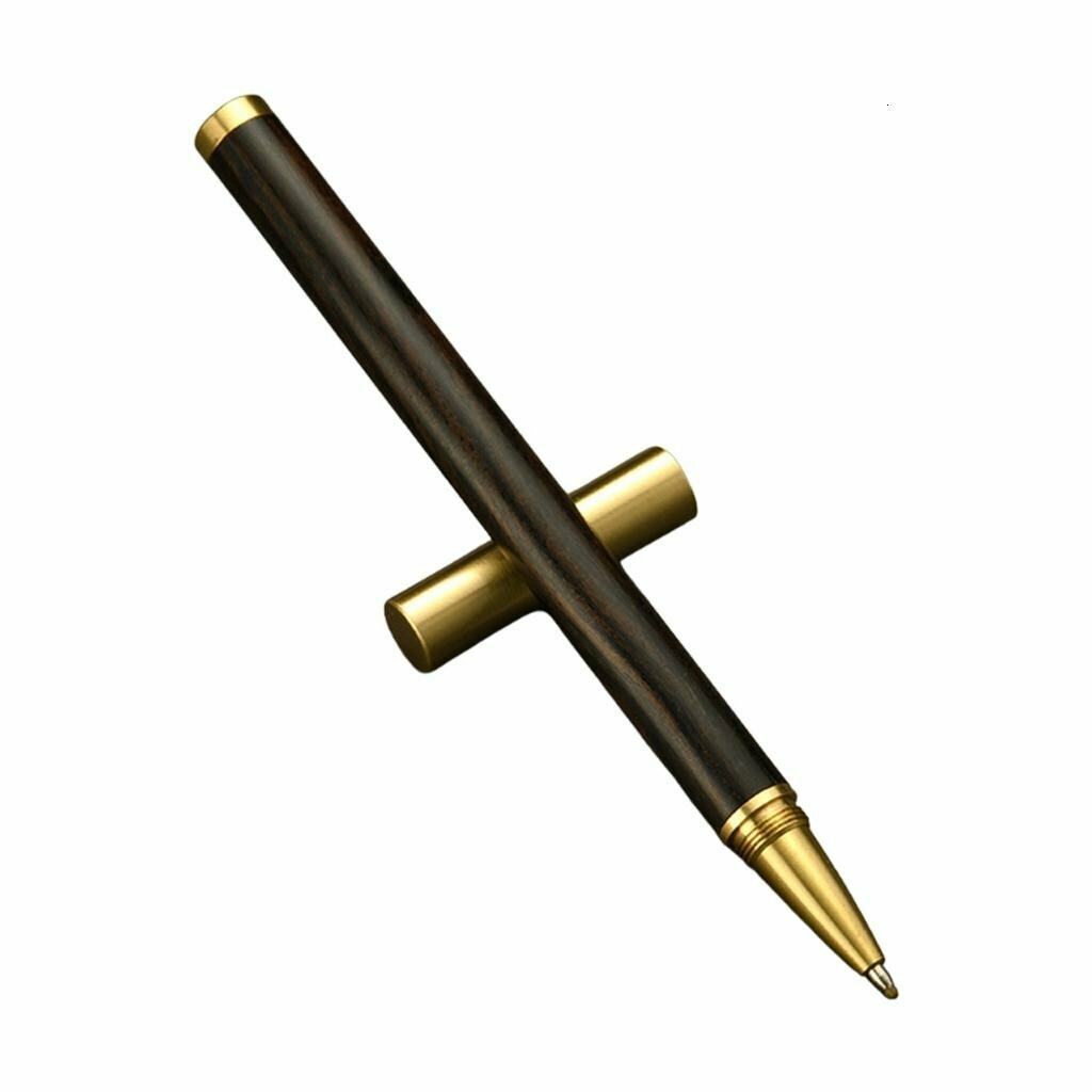 Элегантная ручка из дерева и металла, Purple Ebony