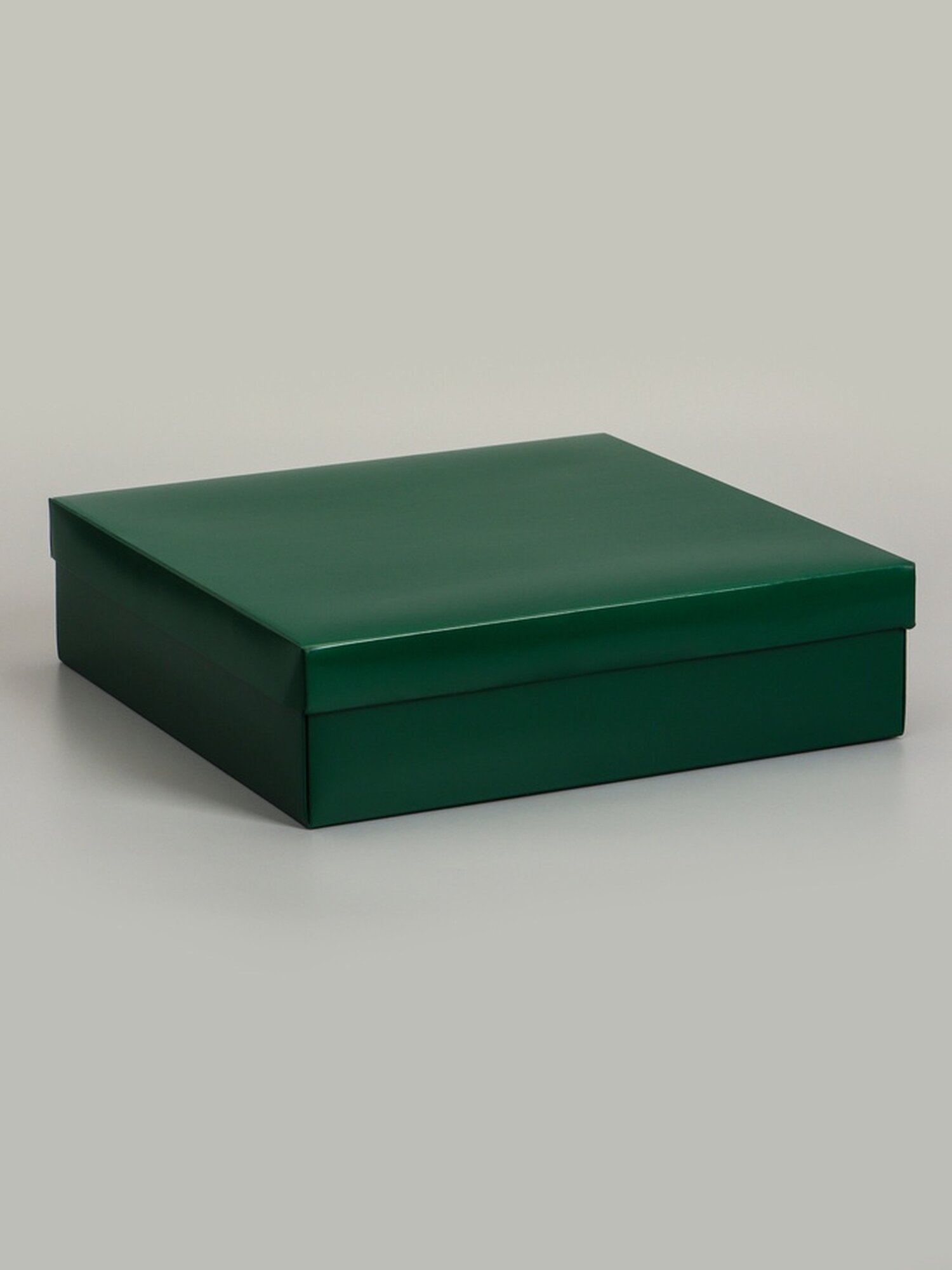 Коробка складная, крышка-дно, армейский зелёный, 30 х 30 х 8 см 10919437