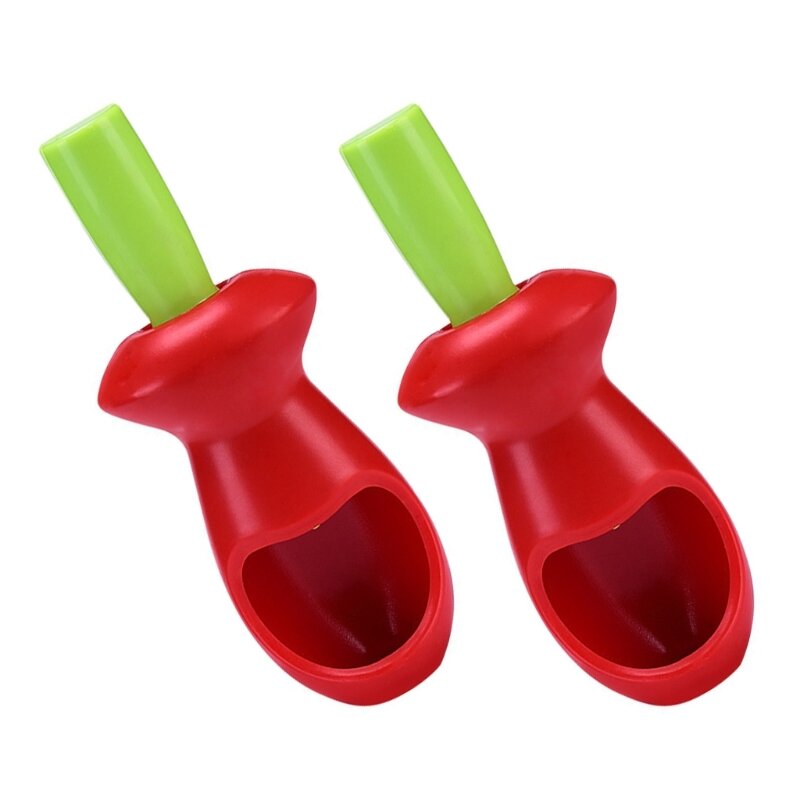 Средство Для Удаления Сердцевин Вишневых Косточек из Пищевого Пластика 2ШТ Для Удаления Косточек Из Фруктов, Таких Как Финики И Мелкие Фрукты, С Эргономичной Ручкой