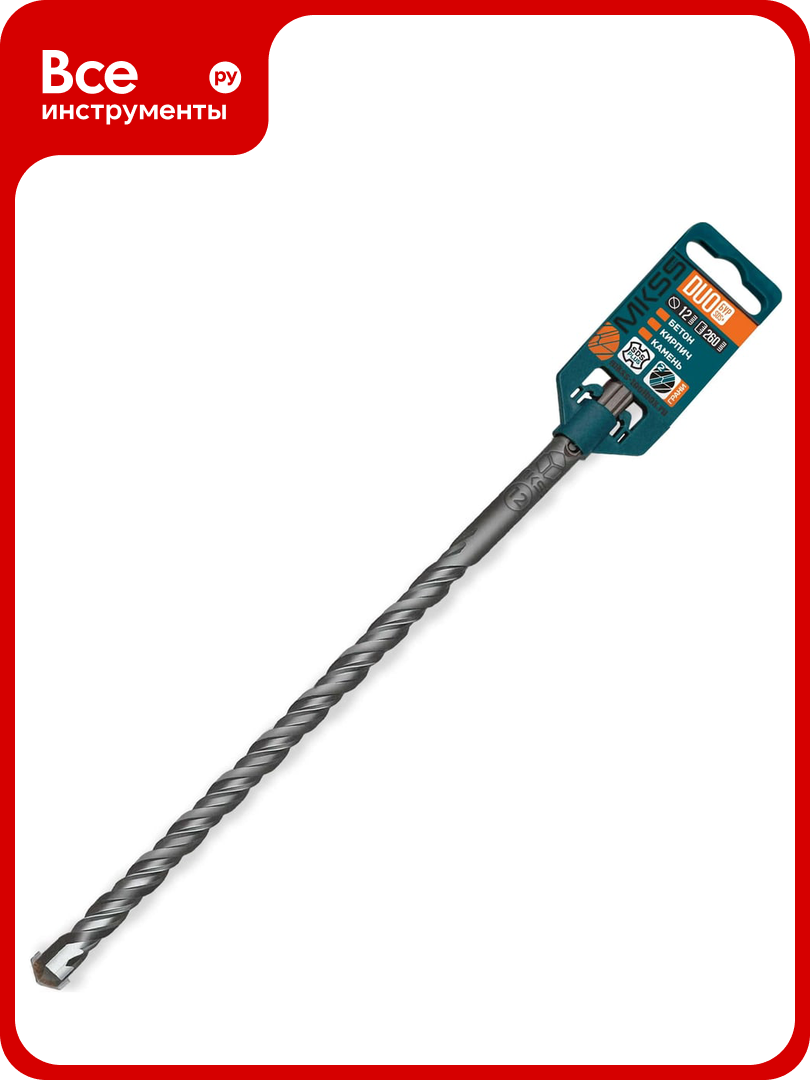 Бур по бетону Duo MKSS Toolbox DS1226 12x260мм (SDS-plus) MKSS DS12260