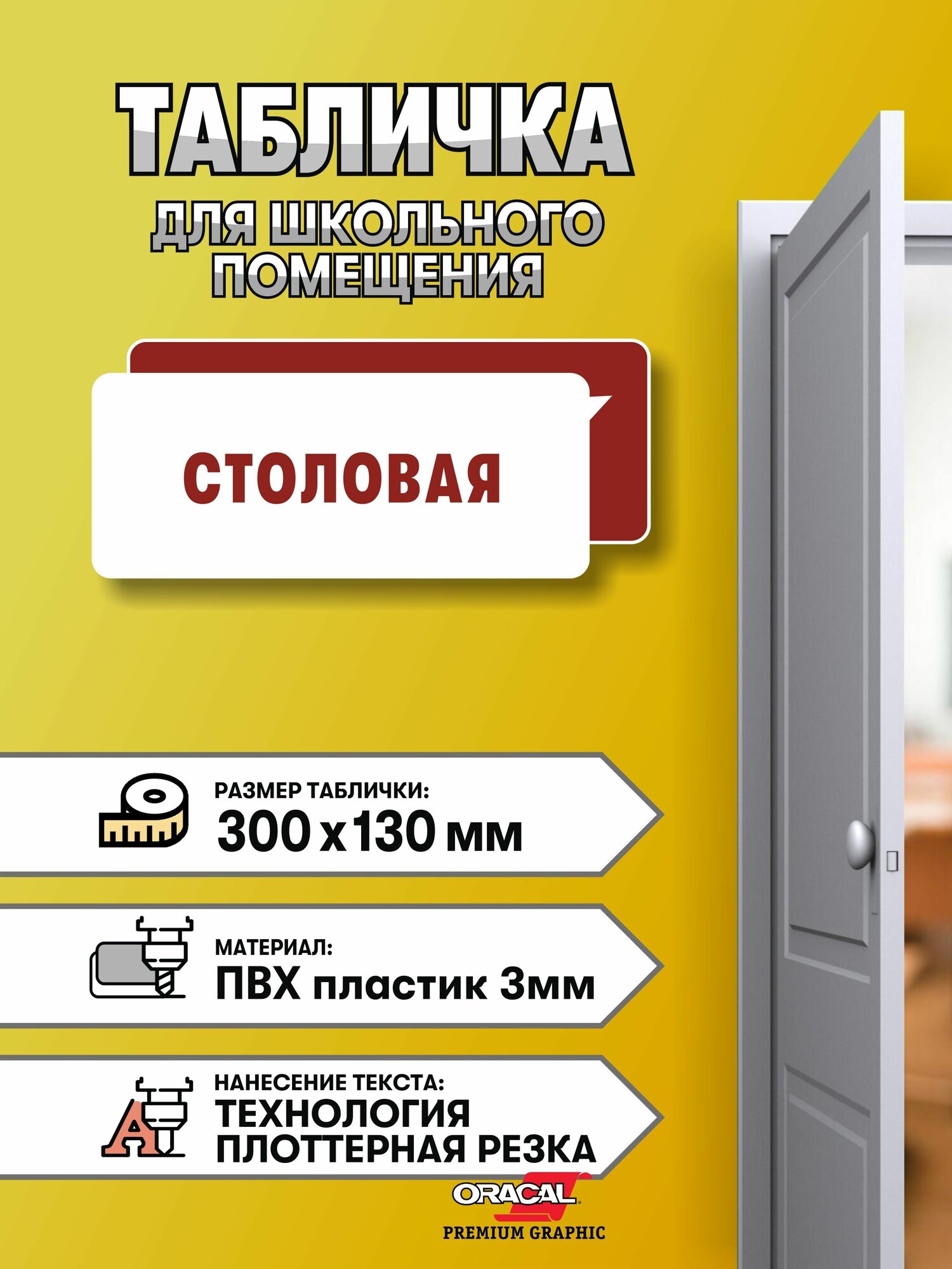 Табличка школьного помещения