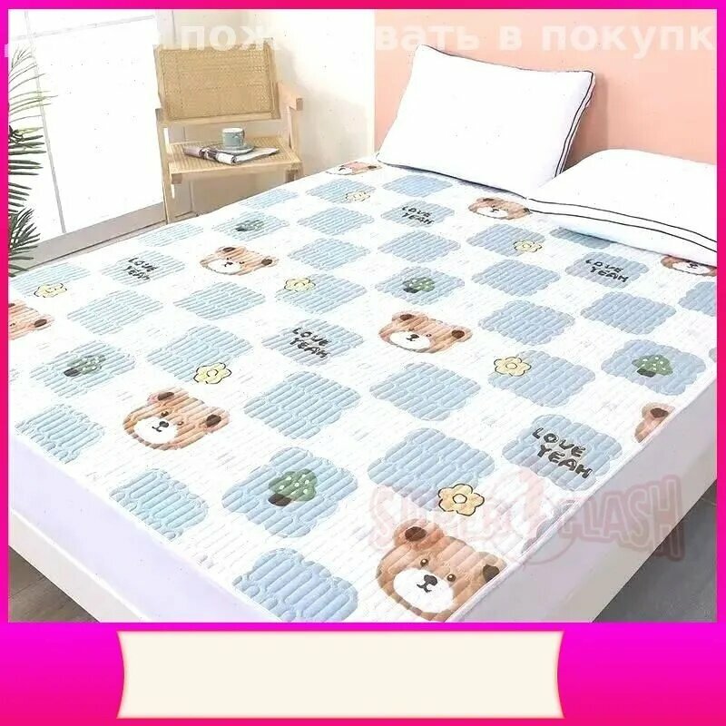 Эксклюзивная многоразовая впитывающая прокладка для новорожденных, размер 100 на 150 см, непромокаемая модель в количестве 1 штуки