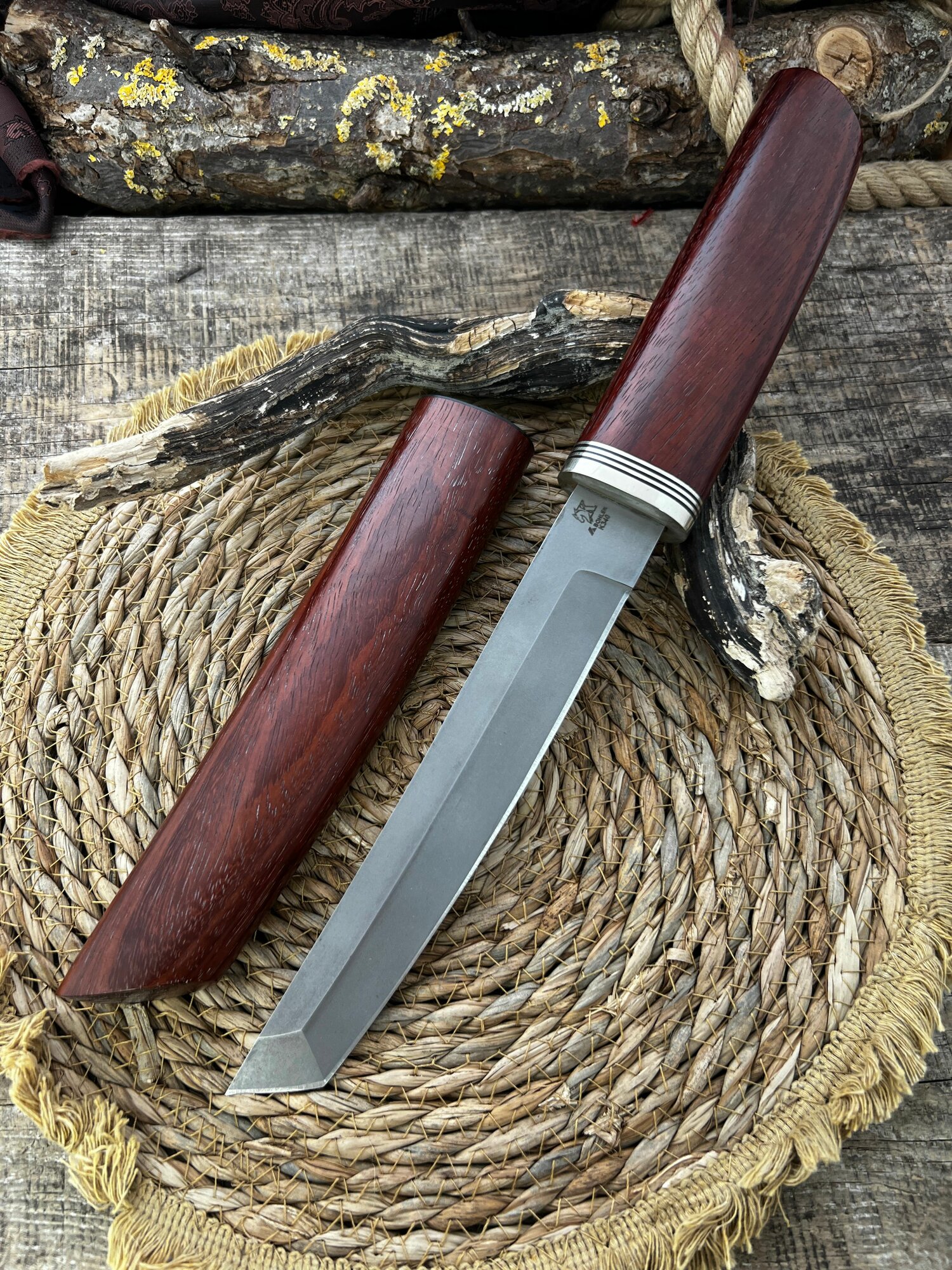 Нож разделочный нескладной Танто