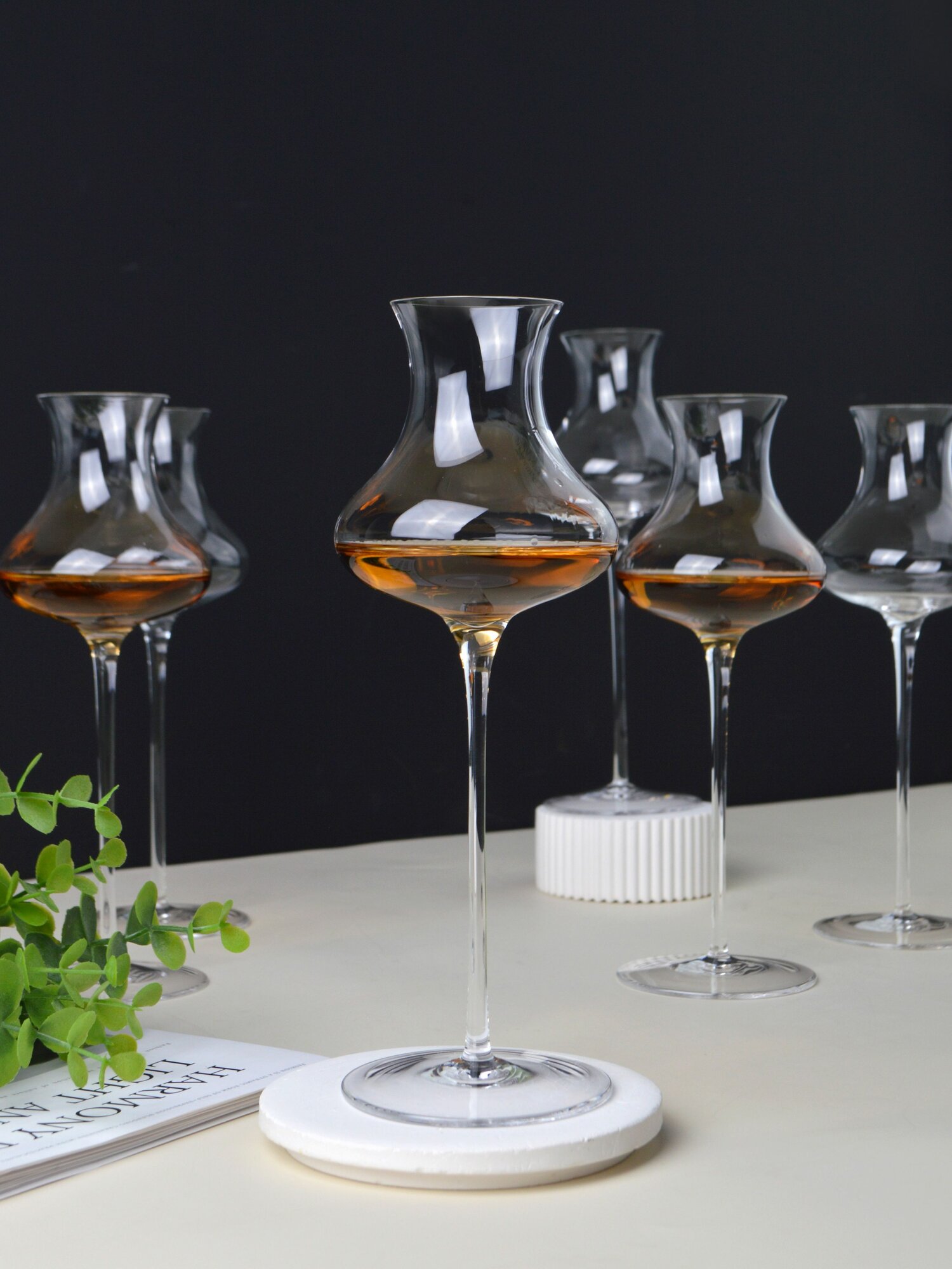 Набор рюмок для граппы и ликера объем 132 мл 6 шт, хрустальное стекло MGline