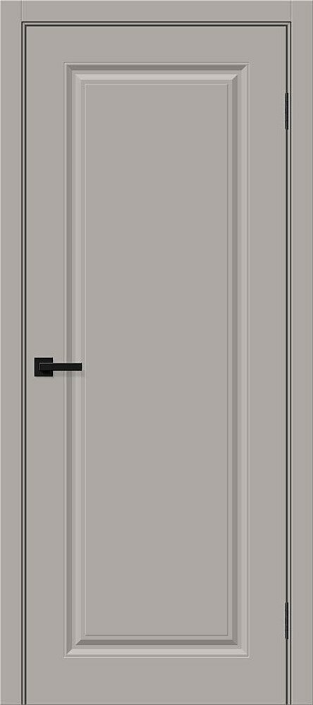 BRAVO Межкомнатная дверь 200*80, Скинни-10, Grey Pro , Винил 200*80 Grey Pro