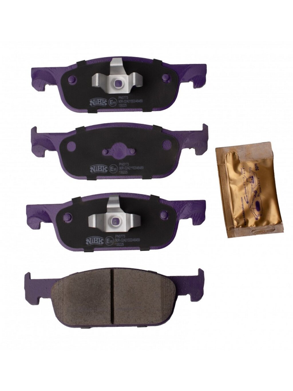 Колодки тормозные дисковые передние NIBK PN0773