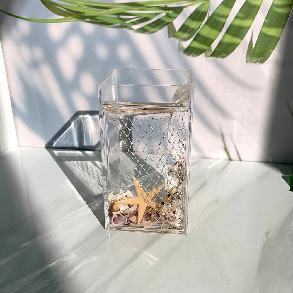 Набор для ванной из четырех предметов Sunset Beach Shell, креативный набор туалетных принадлежностей, кружка, дозатор для жидкого мыла, мыльница