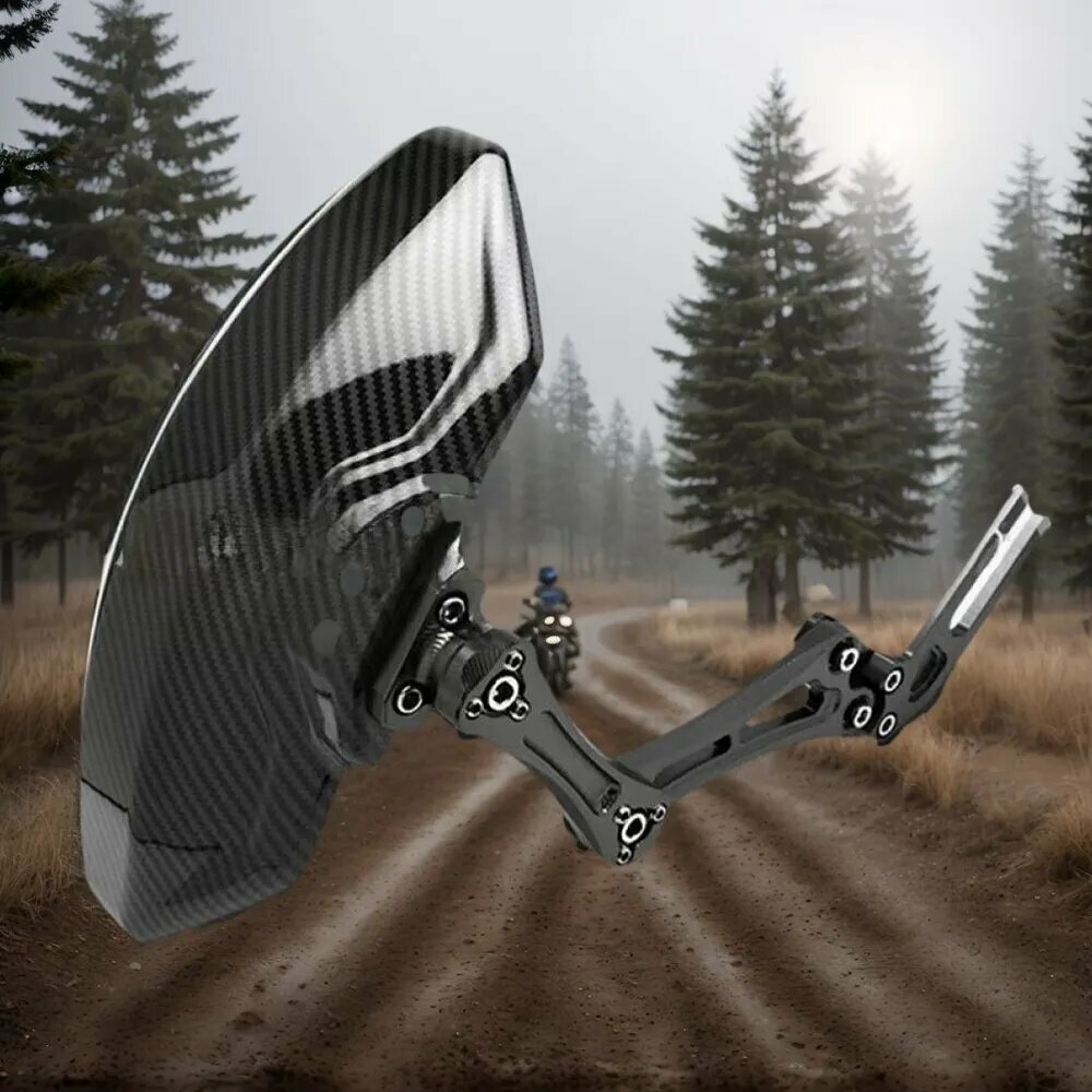 Задний Брызговик для Мотоцикла /Брызговики для мотоциклов и электровелосипедов/Карбон Свободная Регулировка