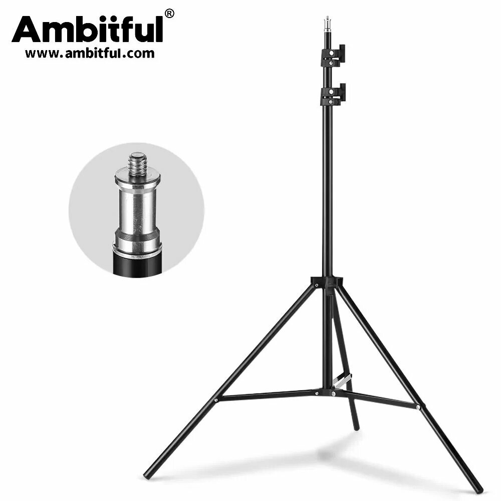 Ambitful Стойка тренога для света напольная для фотозоны Штатив для светового оборудования