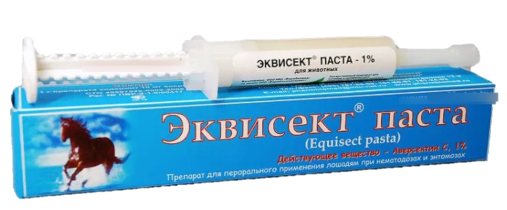 Эквисект паста (Equisect pasta) для ветеринарного применения