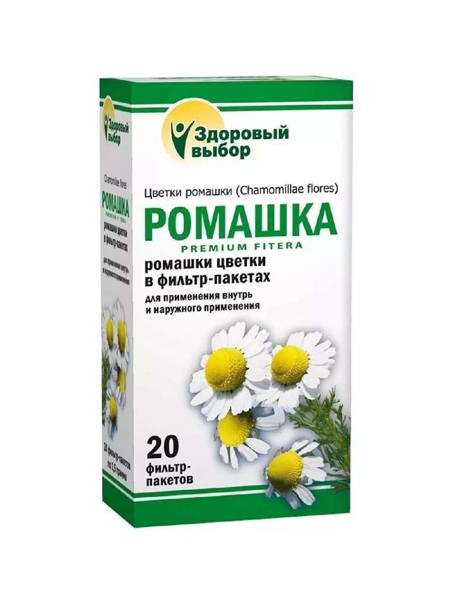 Ромашка premium fitera 1,5 20 шт. фильтр-пакеты-5шт.