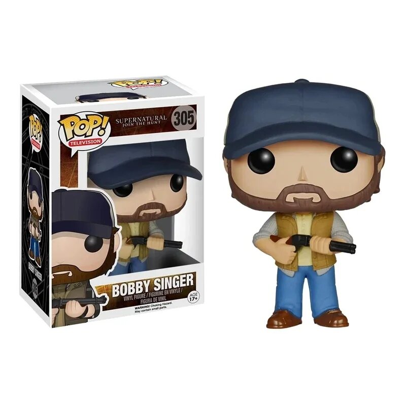 Funko POP Сверхъестественное: Bobby Singer (305) в коробке