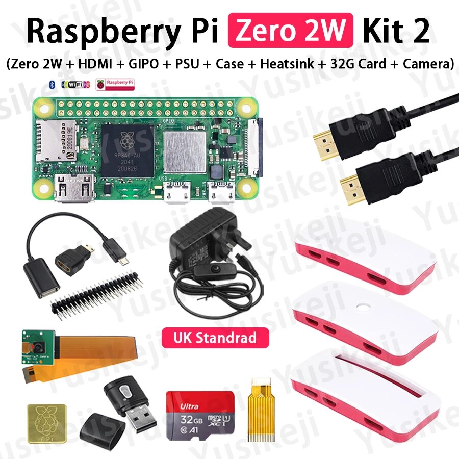 Raspberry Pi Zero 2 W Комплект ZERO 2W KIT 2 UK