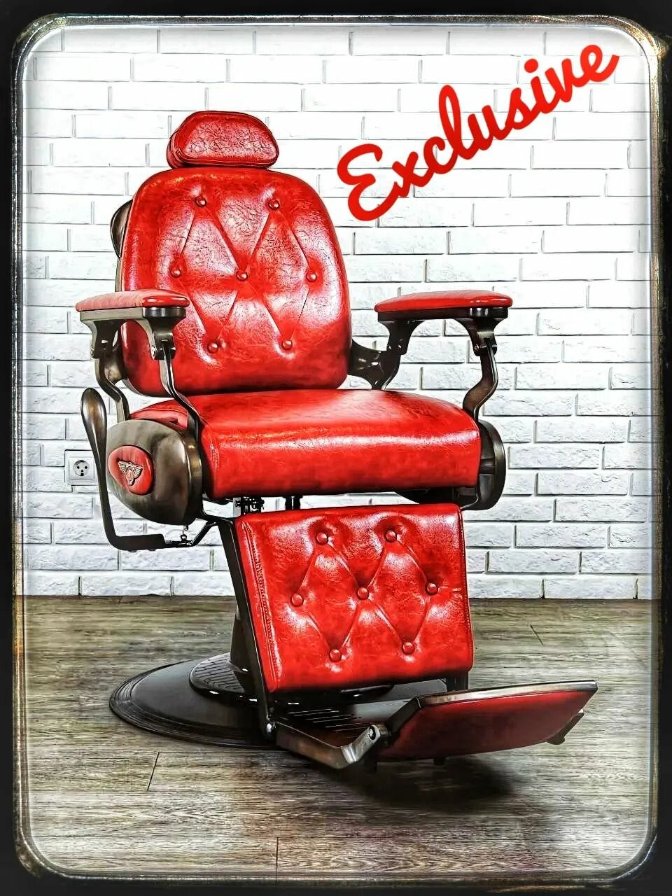 Барбер кресло Vintage Red