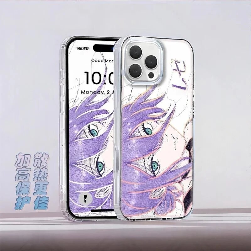 Чехол для телефона с японским аниме «Девушка Резе» для iPhone 17, 16, 15, 14, 13, 12, 11 Pro Max Plus 17 Pro, бензопила, человек, дьявол, милый чехол «Аврора» — фото 1