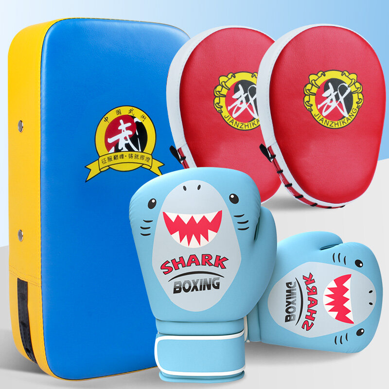 Детские спортивные боксерские перчатки, профессиональный набор для мальчиков и малышей, комбинированные перчатки для спаррингов и тренировок по боксу.